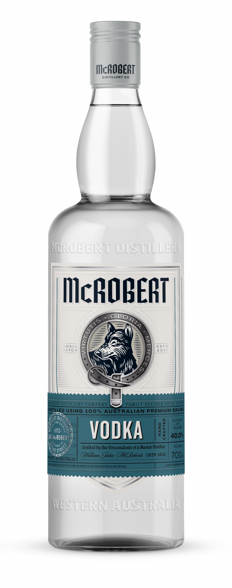700mL Vodka 40% | McRobert Distillery